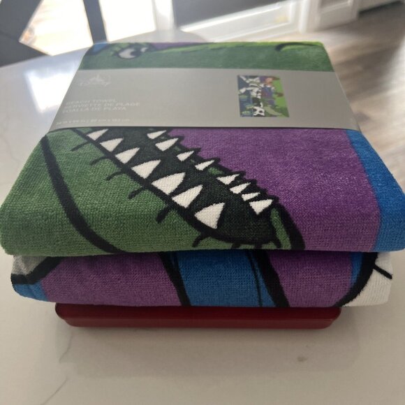 Disney | Bath | Disney Toy Story Woody Buzz Rex And Space Aliens Beach ...